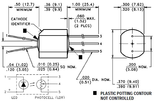 VTL5C4/2 フォトカプラー EXCELITAS(旧PerkinElmer) [桜屋電機店]